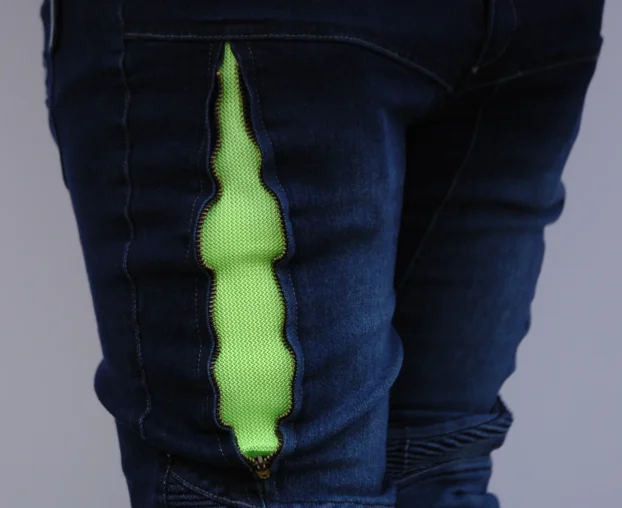 Pantalone za motor sa štitnicima model 8001 jeans - KupujemProdajem