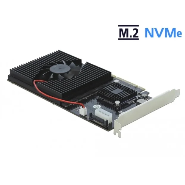 Delock Pci Express X8 / X16 Card - 4 X Internal Nvme M.2 M-k ...