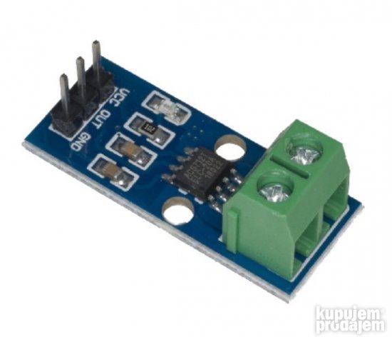 Arduino Hall Current Sensor Module ACS712 20A - KupujemProdajem