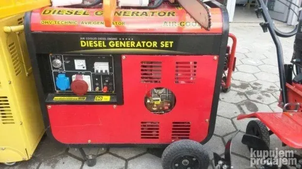 Agregati za struju, dizel agregat 8.5KW trofazni na kljucu - KupujemProdajem