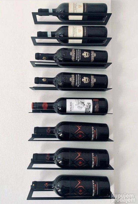 Lux zidni nosač za vinske flaše - KupujemProdajem