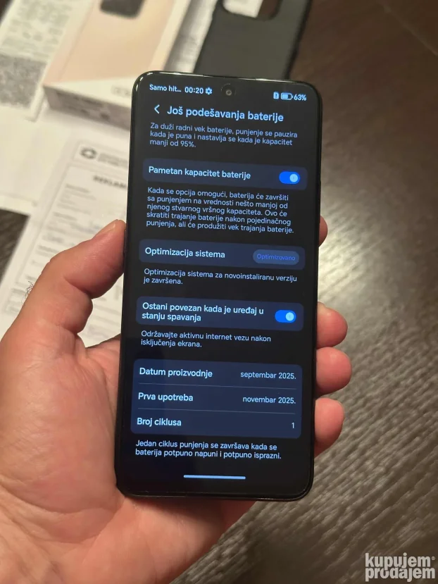 Honor X7d 8/256GB Baterija 1 Ciklus - KupujemProdajem
