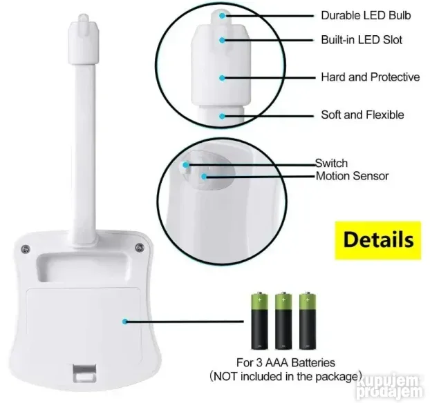 Lampa Led Za WC Solju Model 1 - KupujemProdajem