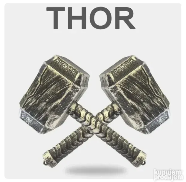 Igračka Rekvizit Thor Čekić Mjolnir Marvel Halloween Model 1 ...