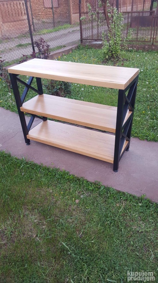 Industrijski namestaj drvo-metal - KupujemProdajem