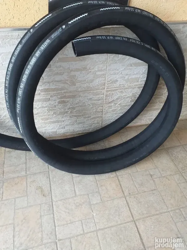 Gumeno crevo fi50 2cola 10 bari EPDM guma - KupujemProdajem