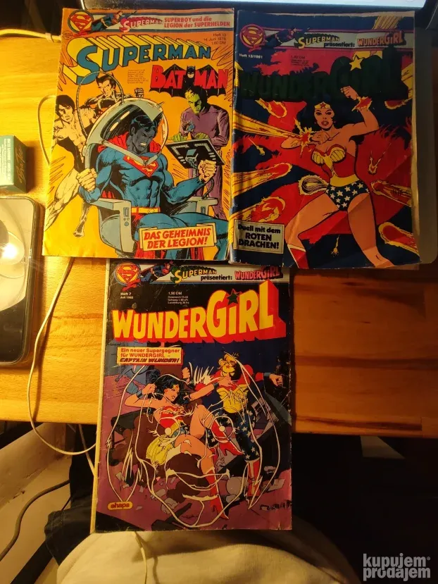 tri broja Superman kolor stripa na nemačkom jeziku - KupujemProdajem