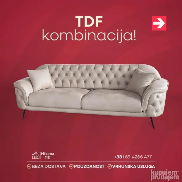 Trosed, dvosed i fotelja 1 - KupujemProdajem