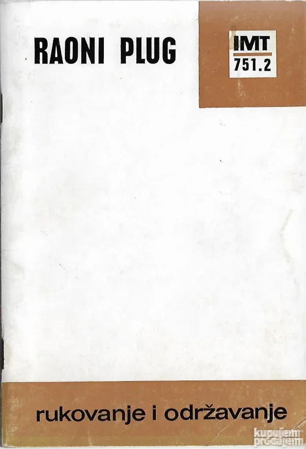 IMT 751.2 Raoni plug Uputstvo - KupujemProdajem