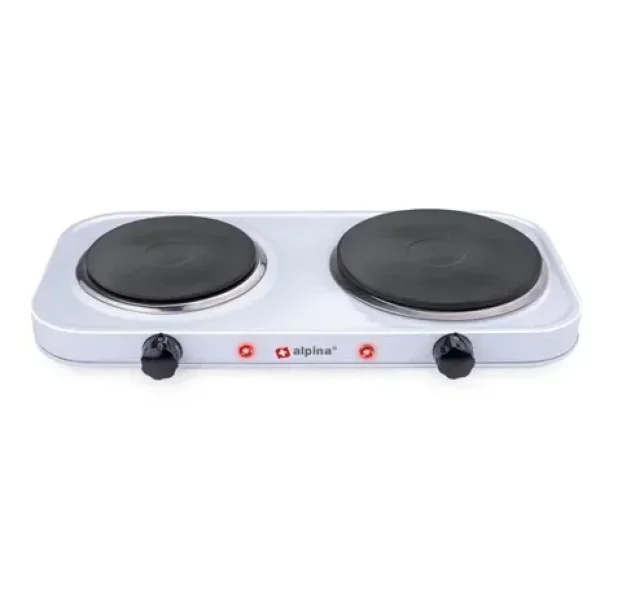 ALPINA 26527 Electronic hot plate dupla 2500W White - KupujemProdajem