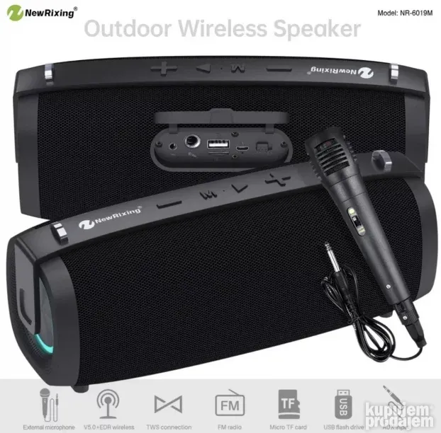 bluetooth zvucnik sa mikrofonom karaoke zvucnik-zvucnik - KupujemProdajem