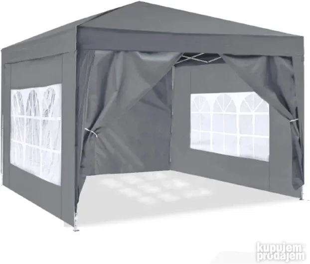 Paviljon letnjikovac tenda sator 3x3 sivi - KupujemProdajem