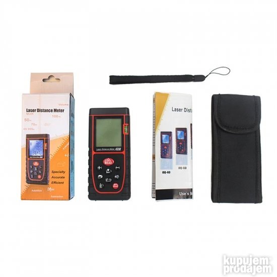 Laserski metar do 40M, daljinometar CRVENI - KupujemProdajem