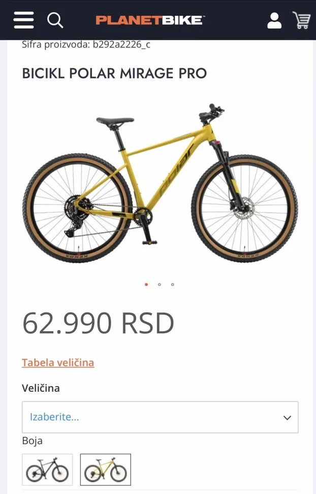 4 x MTB Mirage Pro - KupujemProdajem