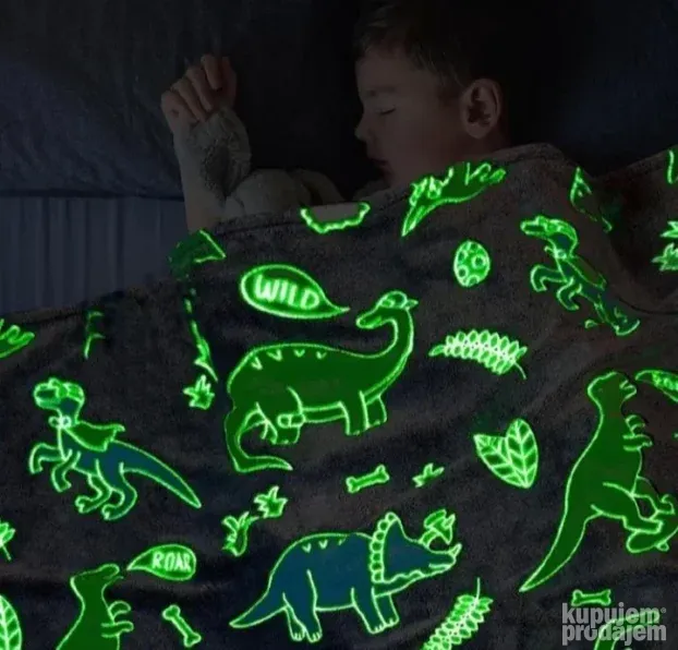Dinosaurus Magicno Svetlece Cebe NOVO 200x220cm AKCIJA - KupujemProdajem