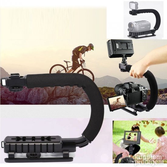 Stabilization Steadycam DSLR Video Camera Stabilizer Handleb ...