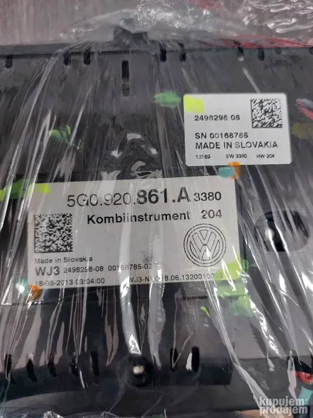 VW GOLF 7 Instrument Tabla Kilometar sat Cajger - KupujemProdajem
