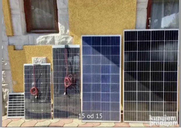 SOLARNI PANELI 18,25,150,200,300w SOLARNO NAPAJANJE - KupujemProdajem