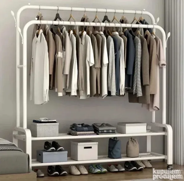 Stender Stalak Dupli Stalak Cuviluk za odecu MANJI I VEĆI - KupujemProdajem