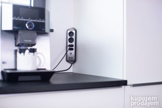 Ugaoni produžni kabl 4 utičnice + USB BRENNENSTUHL ESTILO - KupujemProdajem
