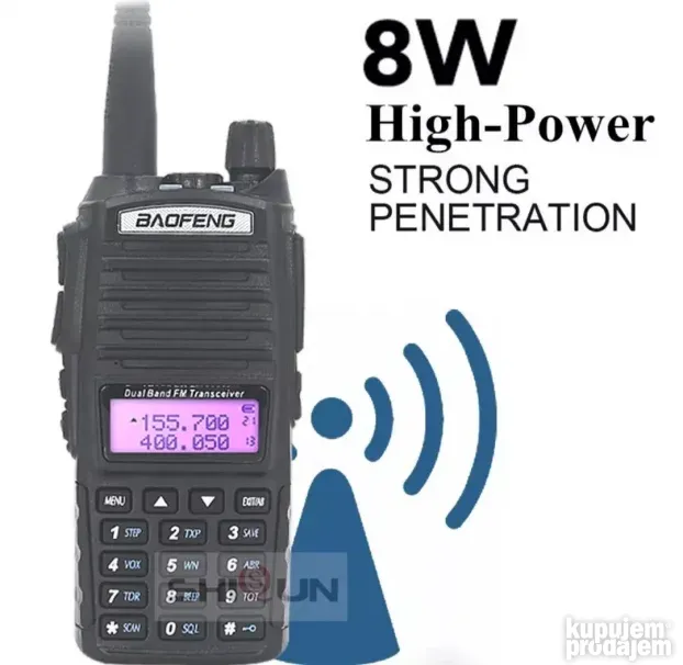 motorola baofeng uv82 radio stanica velikog dometa punjac - KupujemProdajem
