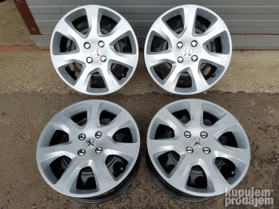 Pezo 3008 5008 308 felne 17 4x108 Citroen DS4 DS5 ratkapne P ...