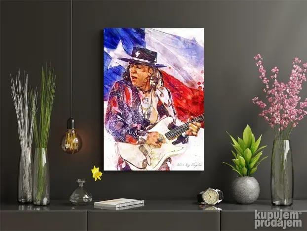 Stevie Ray Vaughan - Stivi Rej Von - Art Slika - KupujemProdajem