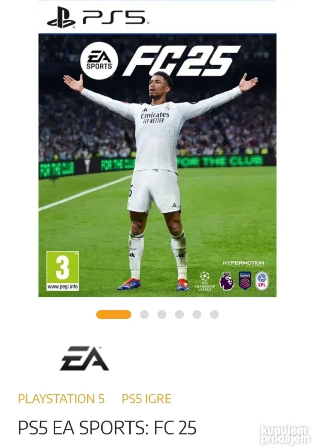 PS5 FC25 / 2K25 igrice za Sony 5 NOVO - KupujemProdajem
