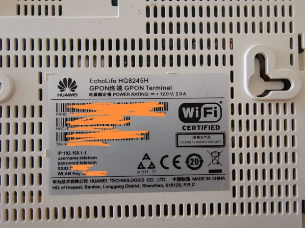 HUAWEI EchoLife HG8245H GPON Opticki ruter - KupujemProdajem