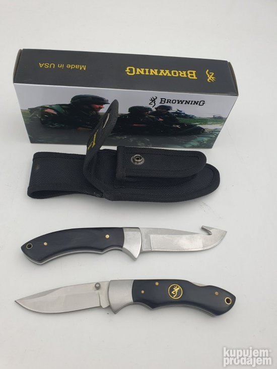 BROWNING lovacki noz + noz na preklop set od dva noza - KupujemProdajem