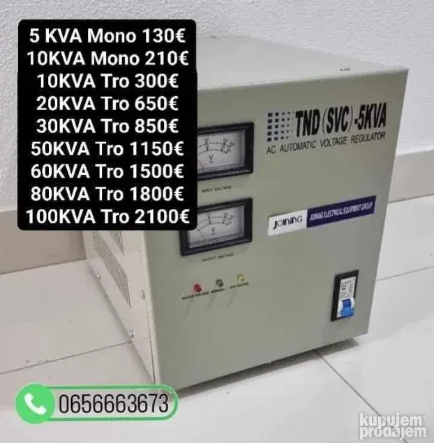 Korektor napona 5KVA servo monofazni - KupujemProdajem