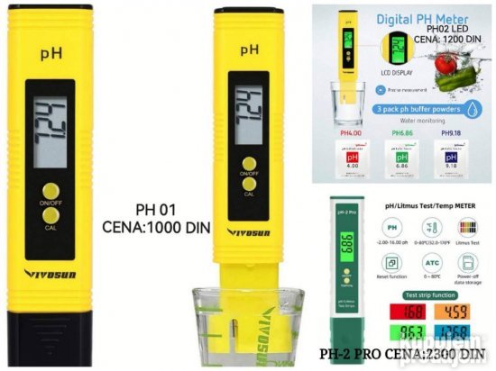 Digitalni pH metar pH tester pH merac ph01 - KupujemProdajem