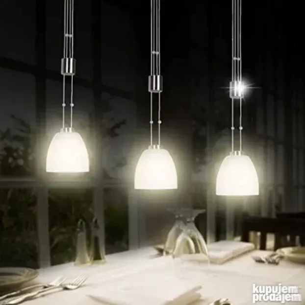 led lampa visilica 3 sijalice EXTRA model - KupujemProdajem