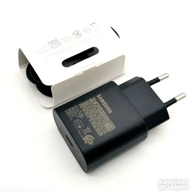 SAMSUNG PUNJAC 25W USB-C PD Super Fast Charger 3A + KABL 1M ...