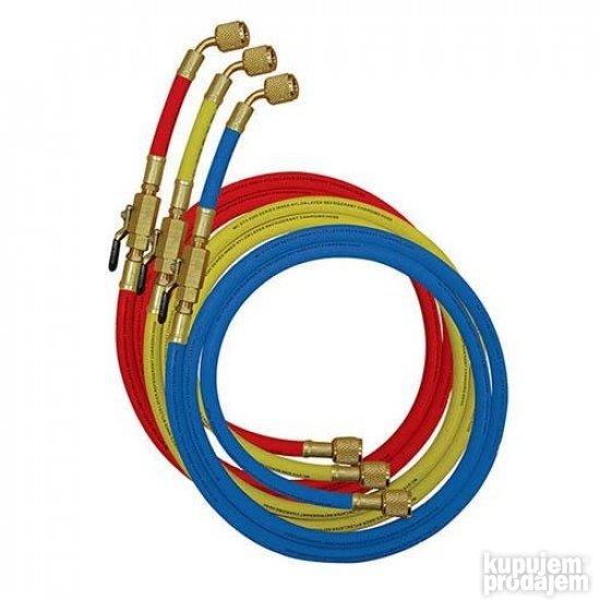 Mastercool set creva sa ventilima za punjenje klima 1,5m - KupujemProdajem