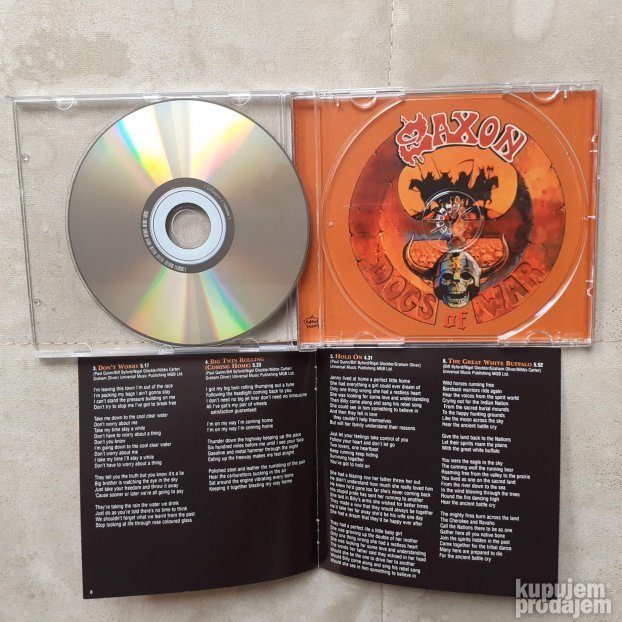 Saxon Dogs of WAR (1995) - KupujemProdajem