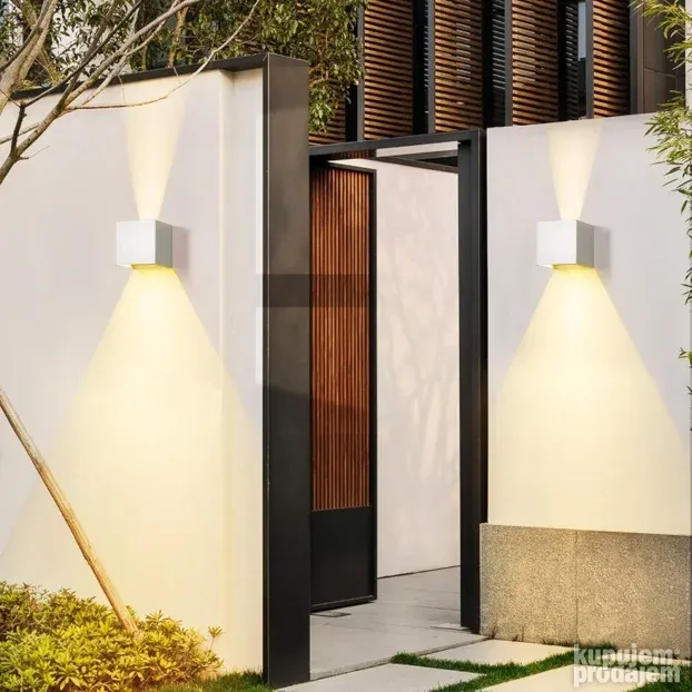 LED zidne lampe, Set 2KOM vodootporne 20W, 3000K, IP65 - KupujemProdajem