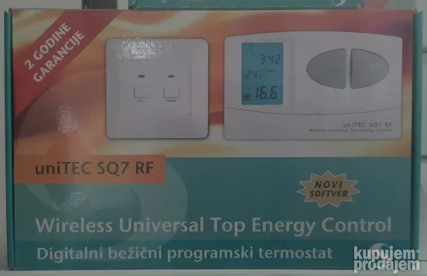 Digitalni bezicni termostat uniTEC SQ7 RF - KupujemProdajem