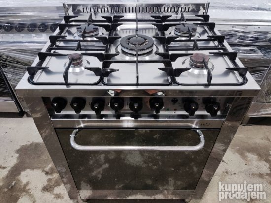 Sporet na plin sa 5 gorionika i plinskom rernom LOFRA - KupujemProdajem