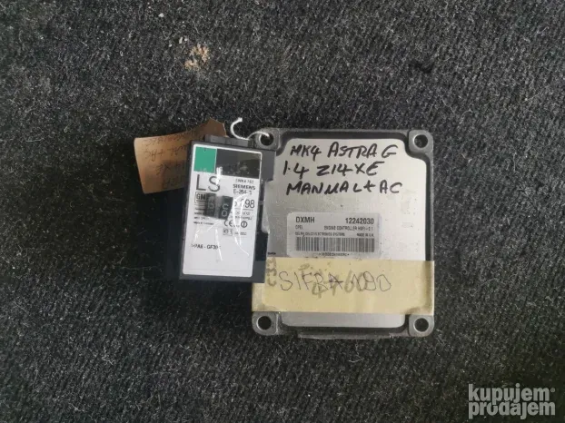 Motorni računar set OPEL ASTRA ZAFIRA DELPHI Z14XE HSFI 2.1 ...