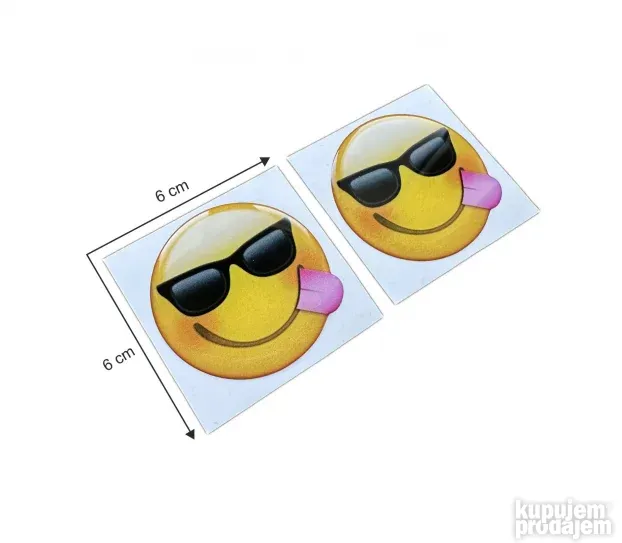 Smajli Šmeker stikeri - Stikeri za automobile - 1780 - KupujemProdajem