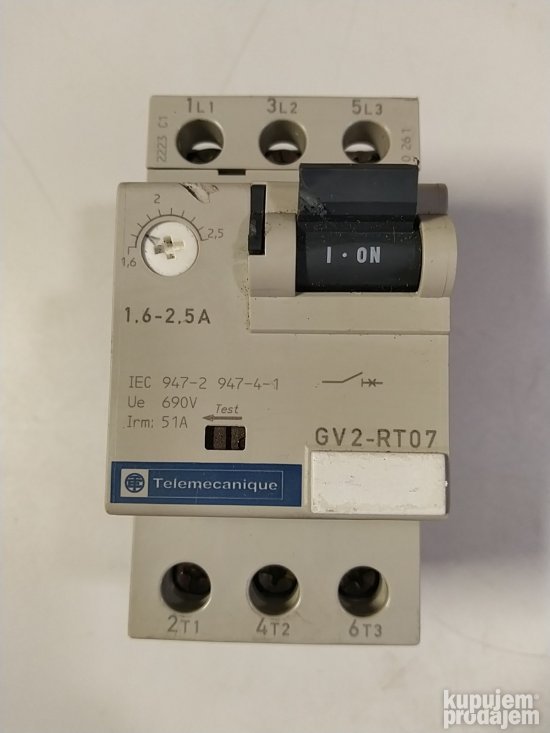 Zastitna sklopka Telemecanique GV2-RT07 2,5A - KupujemProdajem