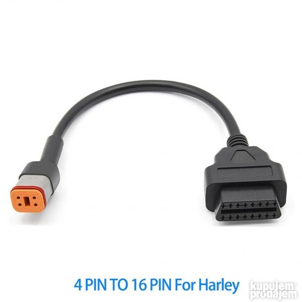 Harley adapter za Motor OBD2 4PIN NA 16 Pin KABL-ADAPTER - KupujemProdajem