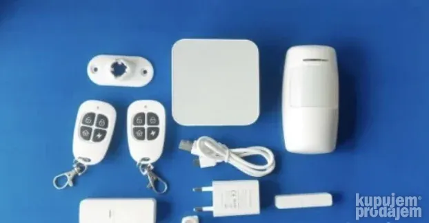 SMART ALARM alarmni bezicni sistem WIFI sa sirenom senzori ...