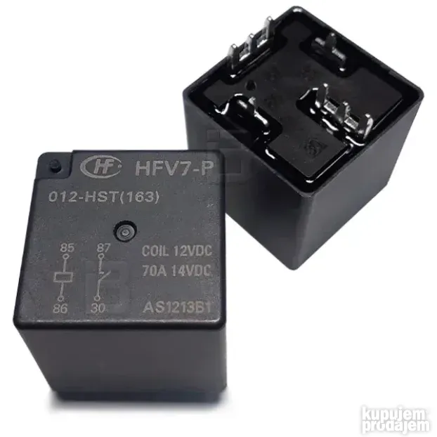 Relej 12V - 70A rele Hongfa HFV7-P - KupujemProdajem