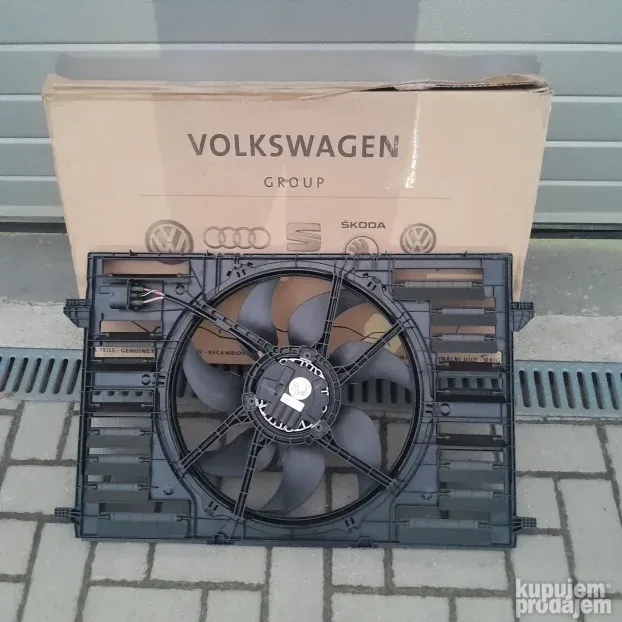 Audi A4 A5 ventilator hladnjaka sa nosacem / 8W0 959 455 AC ...