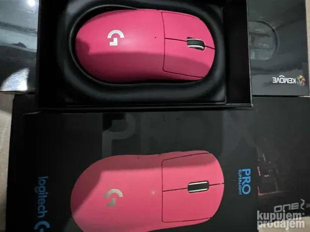 Logitech G Pro X Superlight rozi pink vrhunski bezicni mis ...