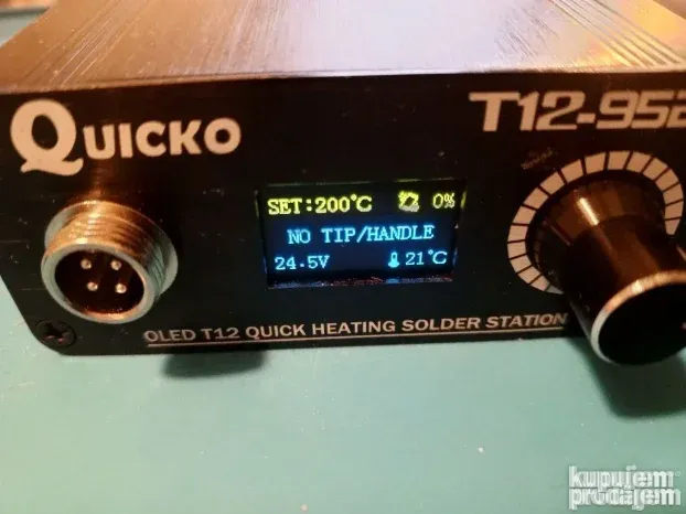 Quicko T12-952 OLED Digitalna Lemna stanica 220v 75w - KupujemProdajem