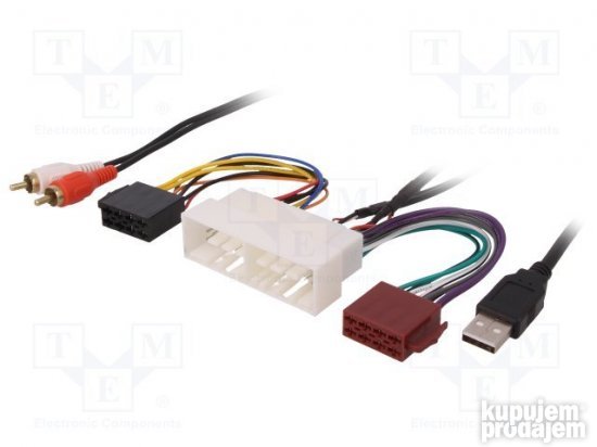 ISO Konektor za radio muski euro dzek - HYUNDAI KIA 75.1B - KupujemProdajem