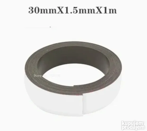 Magnetna traka samolepljiva sa jedne strane 30mm - KupujemProdajem